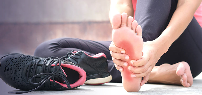 What is the most common foot injury in the workplace?