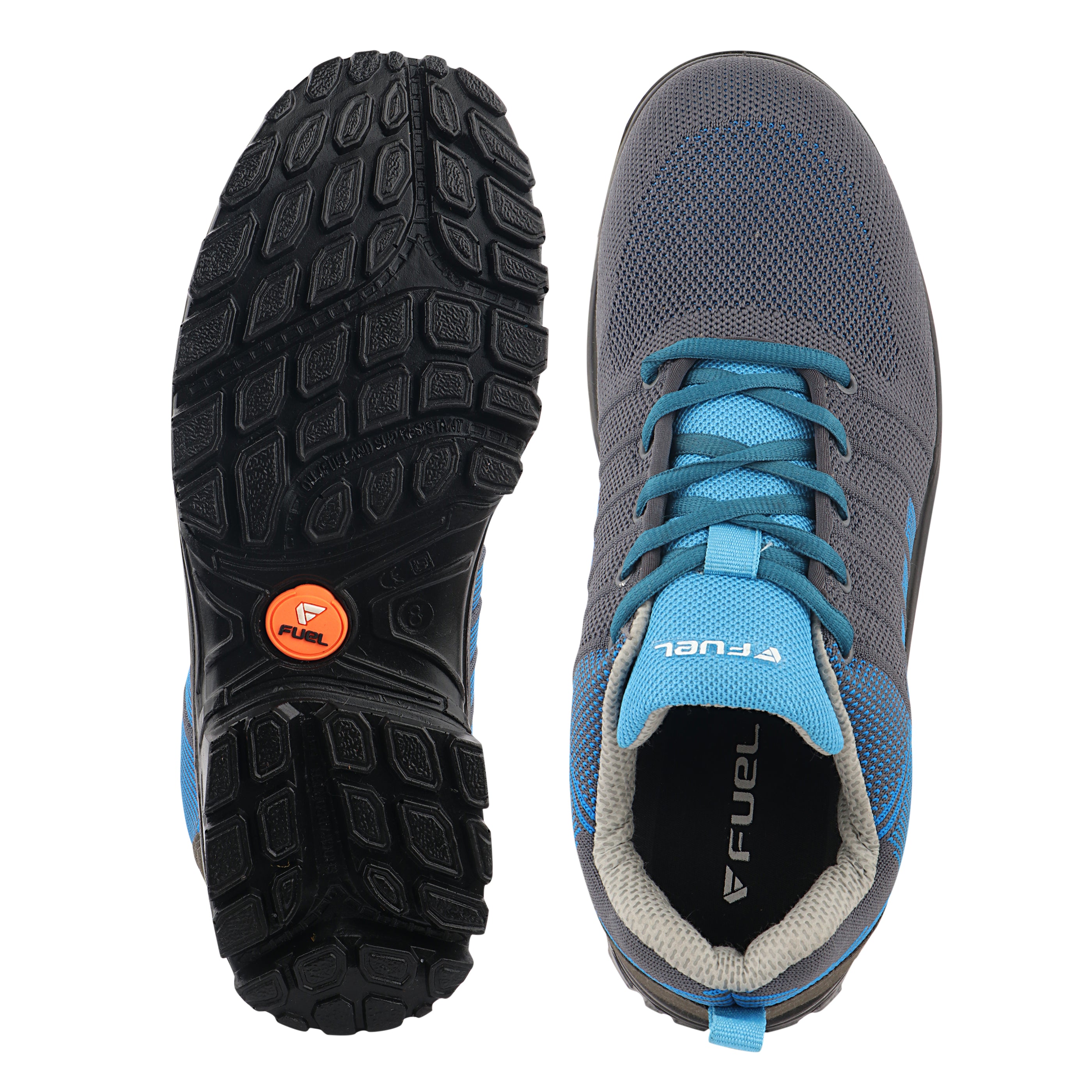 Fuel Aqua Sporty Design Knitted Fabric Breathable Mesh Lining Safety S