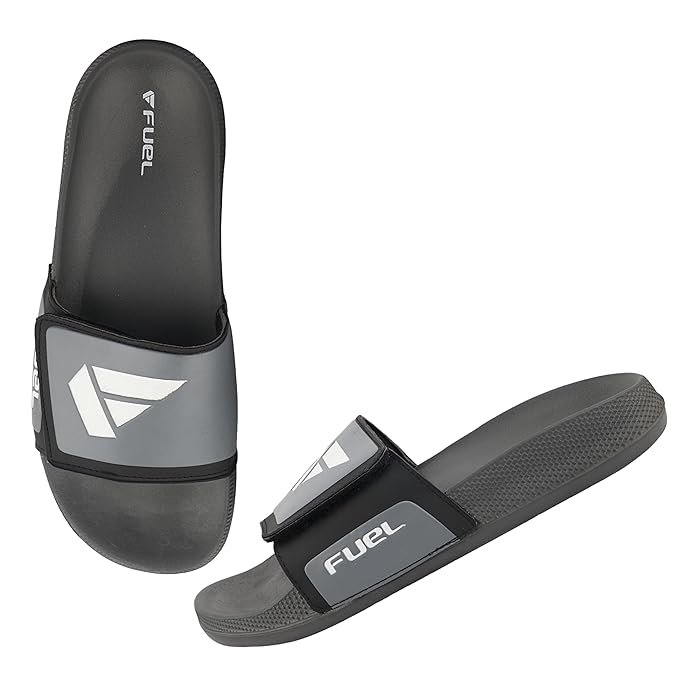 FUEL Men's Slippers, Flip Flops For Men, Lighweight & Comfratable, Non