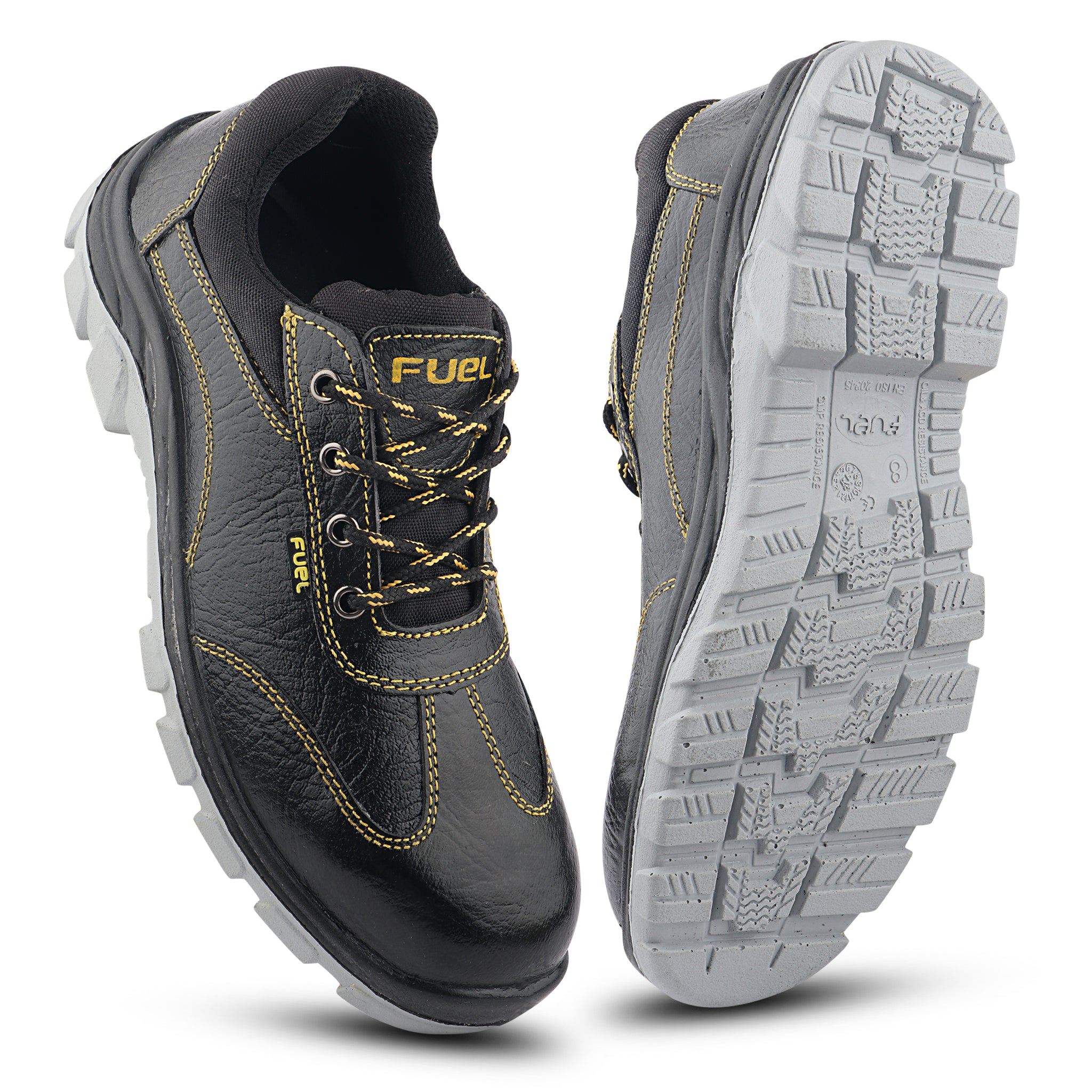 Fuel Mortar Safety Shoes for Men's (Black)
