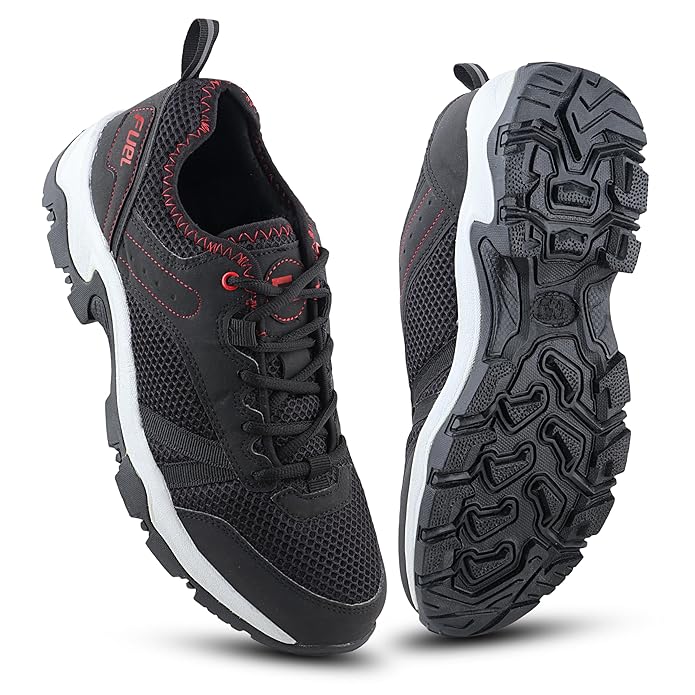 FUEL Outdoor-03 Sport Shoes for Men's (BLACK/RED )